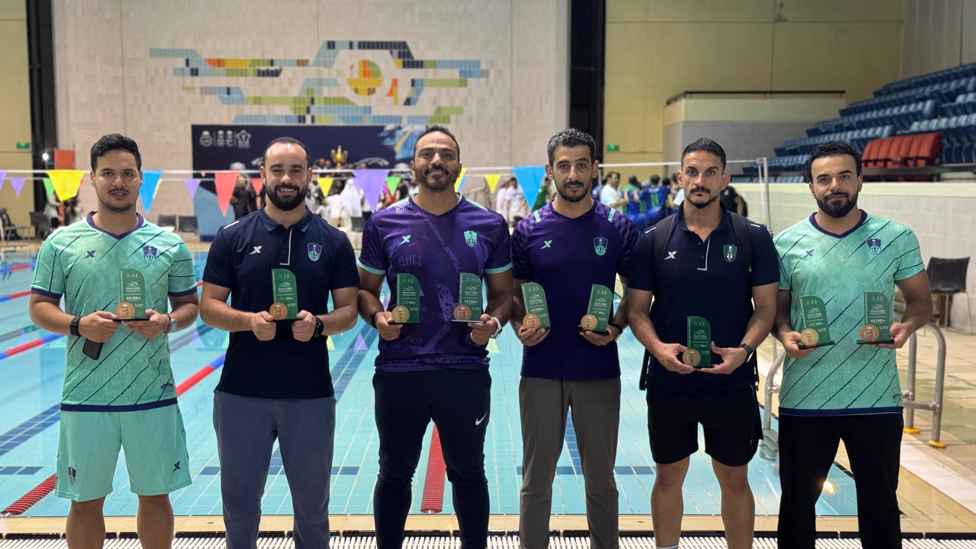 Al-Ahli swimmers achieve 6 medals in Saudi Masters Championship | Al ...